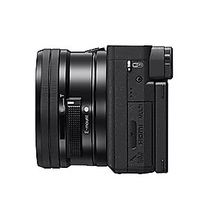 Camera Camera A6400 E-Mount Mirrorless Camera Digital Camera with - Lens Compact Camera Professional Photography Digital Camera (Color : Silver)