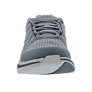 Drew Women's Balance Comfortable Athletic Sneakers with Arch Support - Women's Wide Extra Wide Shoes Grey Mesh Combo 7 WW US