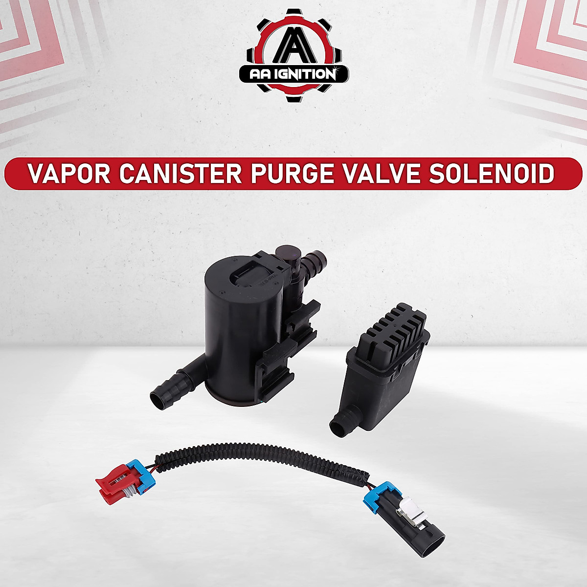 Vapor Canister Purge Valve Solenoid - Compatible with Chevrolet and GMC Vehicles - 2004-2010 - Silverado 1500, 2500 HD Classic, Sierra 2500, 3500 HD - Replaces CVS34, 911-237, 10357992, 19207763