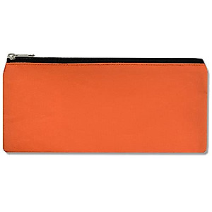 12 Pack of Classic Traditional Cloth Pencil Cases in Bulk, in Solid Colors (12 Pack)