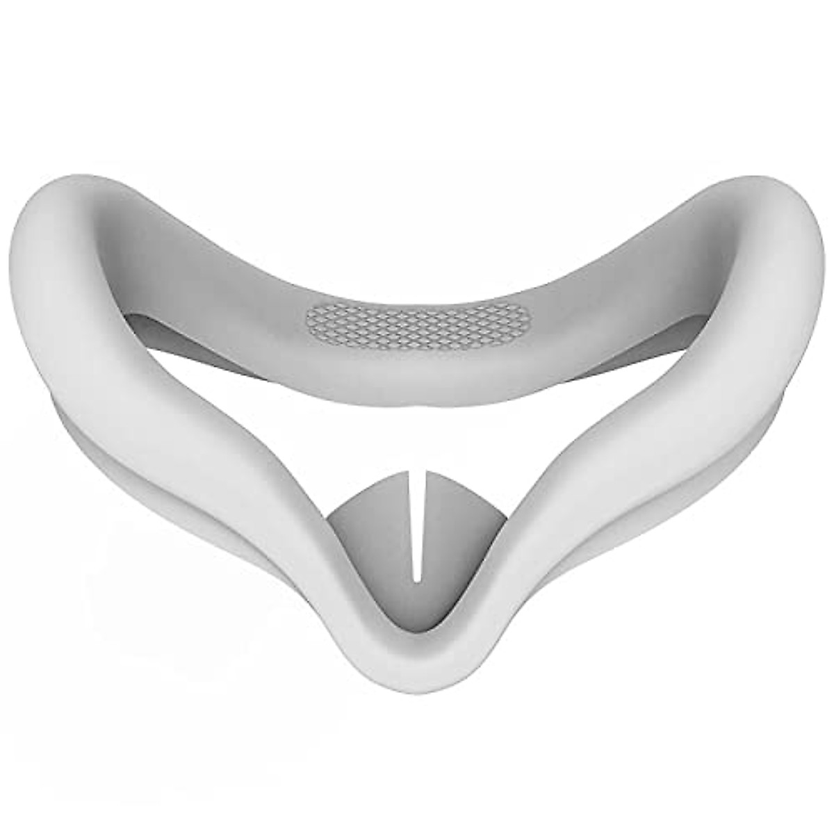 3Pcs VR Silicone Cover Eye Pads for Oculus Quest 2 Sweat Proof Lightproof Non-Slip Washable Comes with 5pcs Disposable Eye Covers (Pink+Gray+Purple)