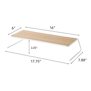 Yamazaki Home Dish Riser - Kitchen Cabinet Shelf and Organizer - No Assembly Req.