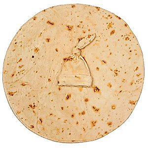 Newborn Baby Wrap Burrito Swaddle Blanket Tortilla Baby Blanket and Hat 34 Inch Soft Flannel Baby Burritos Safe Shower Blanket