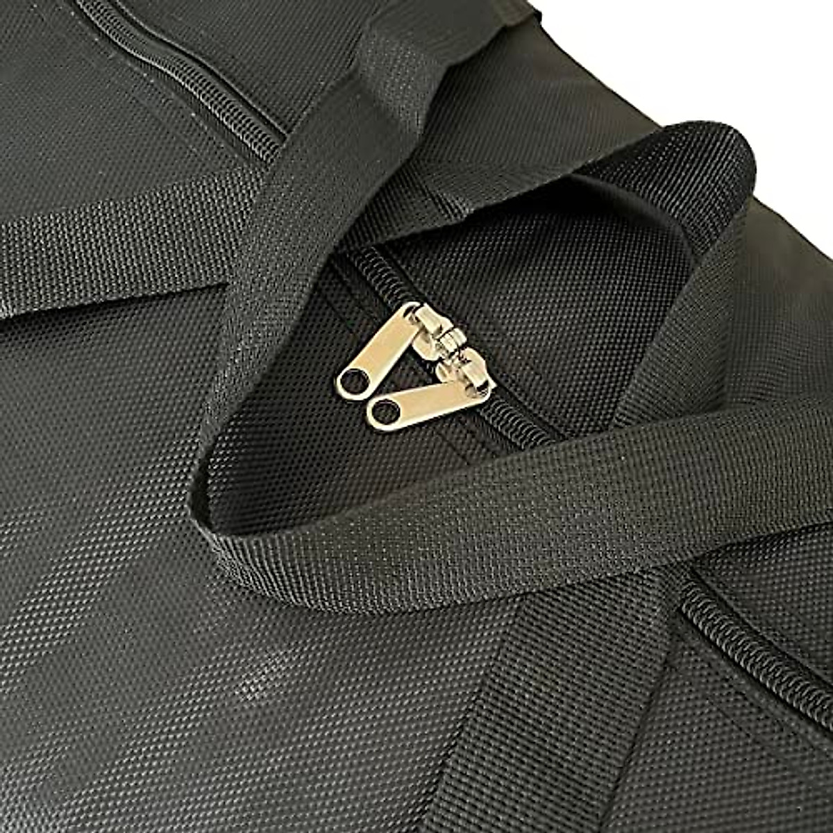 DoYiKe Extra Large Storage Duffle Bag with Zippers and Handles, Black Big Foldable Duffle Bag for Travel-130L