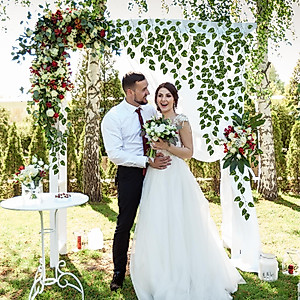 CEWOR 14 Pack 101ft Artificial Ivy Greenery Garland, Fake Vines Hanging Plants Backdrop for Room Bedroom Wall Decor, Green Leaves for Jungle Theme Christmas Party Wedding Decoration