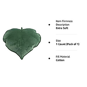 3D Leaves Household Sofa Pillow Decoration(Green)