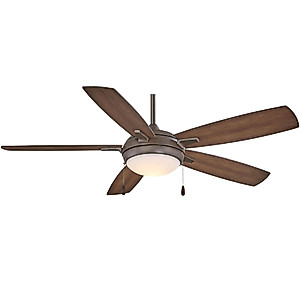 Minka-Aire F534L-ORB Lun-Aire With Light 54 Inch Ceiling Fan with Integrated 17W LED Light in Oil Rubbed Bronze Finish
