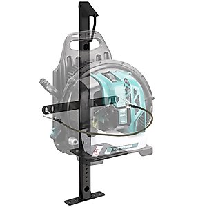 Detachable Heavy-Duty Steel Universal Leaf Backpack Blower Rack Holder with Adjustable Holding Base and Wall Mount - Fit 17" to 26" Blowers for Landscaping Trailer Truck