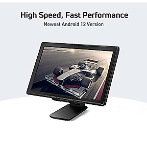 Tablet 10 inch Android Tablets Computer 64GB 512GB Expand, Android 12 Tablet with 10.1 inch IPS Screen, WiFi Tablet 10+ inch with Dual Camera Bluetooth Google Metal Case