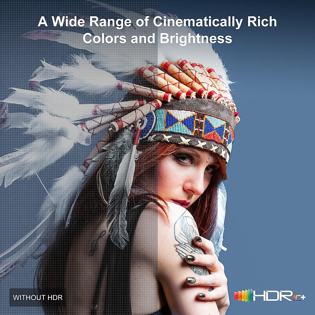 [Auto Focus/Keystone]Portable Mini Projector with 5G wifi 6 and bluetooth, 4K Native 1080P Outdoor Movie Projector,Smart Home Projector Compatible with iOS/Android/HDMI/USB