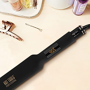 HOT TOOLS Professional Rose Gold Digital Extra Long Flat Iron, 1-1/2 inch