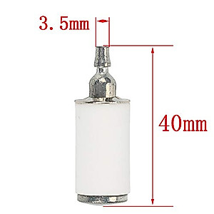 BQBS 16Pcs 8-Feet Fuel Line 530095646 Fuel Filter Primer Bulb for 2-Stroke Echo Poulan Weed Eater Craftman Hus Ryobi Homelite Chainsaw String Trimmer Leaf Blower