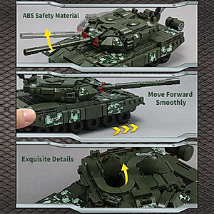 Military Armed 8 in 1 Tank Building Blocks Set, Compatible with Lego WW2 Armed (642PCS) Toys Gift for Boys 6-10, 8-14 Year