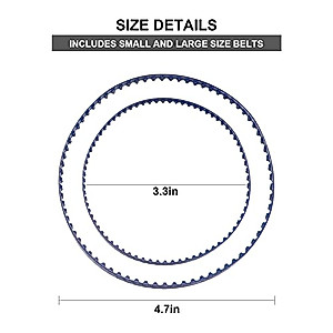 Mifyca Pool Cleaner 360 380 Belts 9-100-1017 Small and Large Belt Replacement Kit Fit for Po-laris 360 380 Pool Cleaners, Pol-aris Pool Cleaner Parts