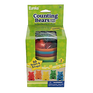 50 Counting Bears with 5 Cups