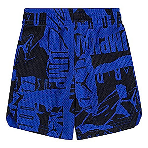 Jordan Boy's Printed Mesh Shorts (Big Kids) Racer Blue LG (14-16 Big Kid)