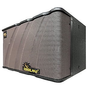 IDOLpro IPS-680 1000W Professional High Fidelity Vocal Coffee Brown Karaoke Speakers