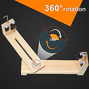 AHIER Paracord Bracelet Jig, Adjustable Length Paracord Jig Bracelet Maker, Wristband Maker Paracord Braiding Weaving DIY Craft Tool Kit