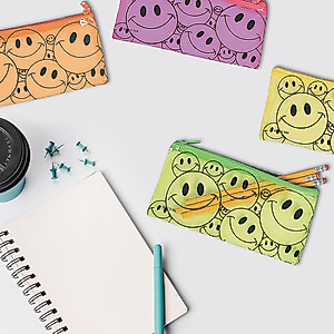 Fun Express Smile Face Pencil Cases - 12 Pieces - Educational And Learning Activities For Kids
