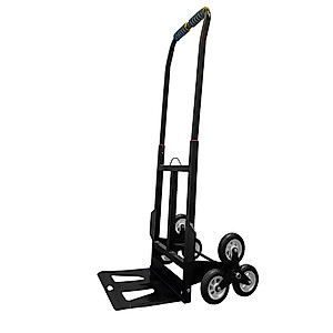 XKMT- Portable Stair Climbing Folding Cart Climb Hand Truck Dolly All Terrain Stair [P/N: ET-TOOL043-BK]