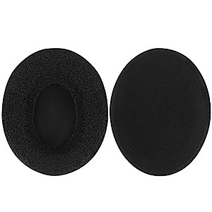Geekria Comfort Velour Replacement Ear Pads for Sennheiser HD418, HD419, HD428, HD429, HD439, HD438, HD448, HD449 Headphones Ear Cushions, Headset Earpads, Ear Cups Cover Repair Parts (Black)