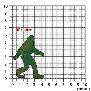 Sweet Prints Inc Bigfoot/Sasquatch Cookie Cutter - Dishwasher Safe