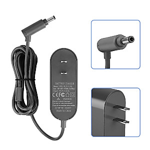 Energup 21.6V V6 V7 V8 Charger for Dyson AC Adapter, Dyson Battery Charger for DC58 DC59 DC61 DC62 SV03 SV04 SV05 SV06, Model 205720-02 Dyson Charger for Dyson Cordless Vacuum Cleaner