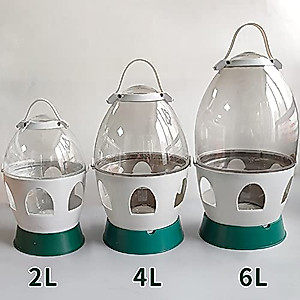 Bird Feeding Pigeons Feeder Water 2L Plastic Pet Drinker Dispenser Pot Container Birds - Automatic Feeders Water Dispenser