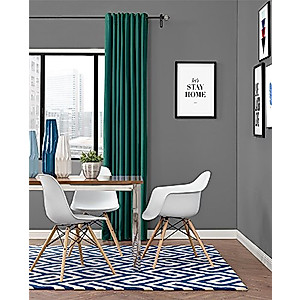 DHP Mid Century Modern Chair with Wood Legs, White