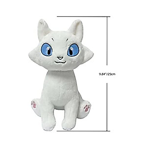 Dehoela Owl House Flapjacks Plush Clover Doll Ghost Plushies Stuffed Soft Palisman Toys for Boys and Girls Gifts Halloween (Ghost)