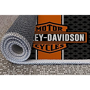 Motorcycle Rug, American Legend Motor Cycle Rug, American Motor Area Rug, Motor Cycle Lovers Rug peb20 (1.6x1.9 feet-50x60cm)