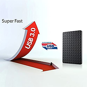 Expansion HDD Drive Disk 1TB 2TB 4TB USB3.0 External HDD 2.5" Portable External Hard Disk (Color : D, Size : 1TB) (D 4TB)