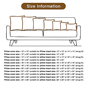 OTOSTAR Set of 2 Throw Pillow Covers for Bed Couch Sofa Car Decor Luxury Modern Minimalist Gold Leather Stitching Wavy Stripes Square Pillowcase Cushion Cover Black, 16x16 Inch