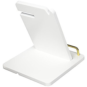 Cathy's Concepts Palm Leaf White Lacquer Docking Station