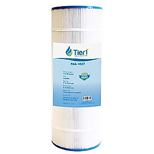 Tier1 Pool & Spa Filter Cartridge | Replacement for Hayward C1200, Star-Clear Plus, Filbur FC-1293, Pleatco PA120, Unicel C-8412 and More | 120 sq ft Pleated Fabric Filter Media