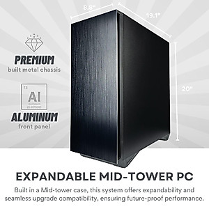 Empowered PC Sentinel Gaming Desktop - NVIDIA GeForce RTX 4080 Super 16GB, Intel 24-Core i9-14900KF, 32GB DDR5 RAM, 1TB Gen4 NVMe SSD, WiFi 6E, Windows 11-360mm Liquid Cooled Tower Gamer Computer