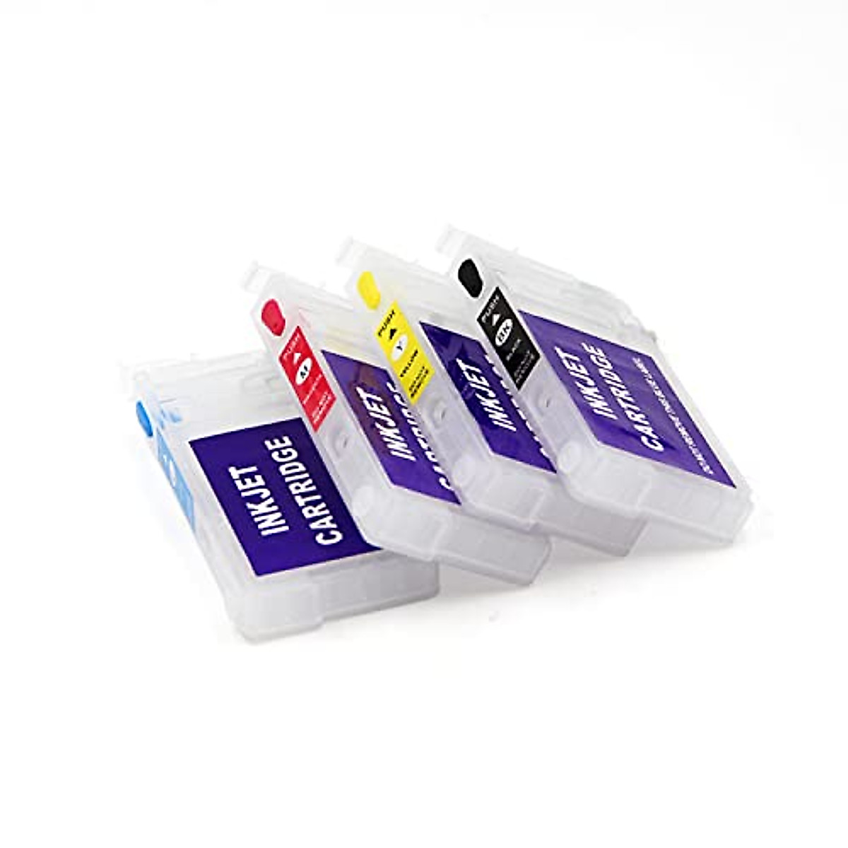 812 812XL T812 T812XL Sublimation Ink Cartridges, Empty Refillable Ink Cartridges Without Chip Compatible with WF-7840 WF-7820 WF-7310 EC-C7000 Printer