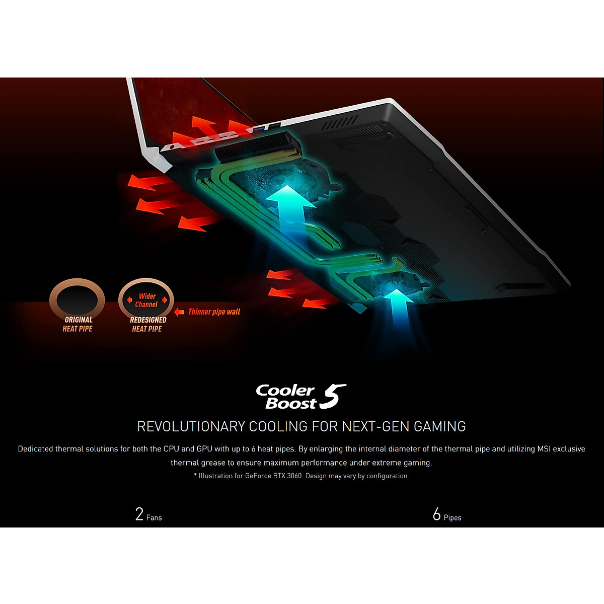 MSI Sword Thin Bezel 15.6" Core i7-11800H 144Hz Full HD IPS-Level Gaming Laptop NVIDIA GeForce RTX 3050Ti Max Performance Wi-Fi 6 White - w/HDMI Cable (8GB Memory, 512GB PCIe SSD)