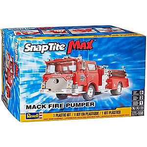 Revell SnapTite 85-1225 Mack Fire Pumper 1:32 Scale 60-Piece Skill Level 2 Model Building Fire Truck Kit