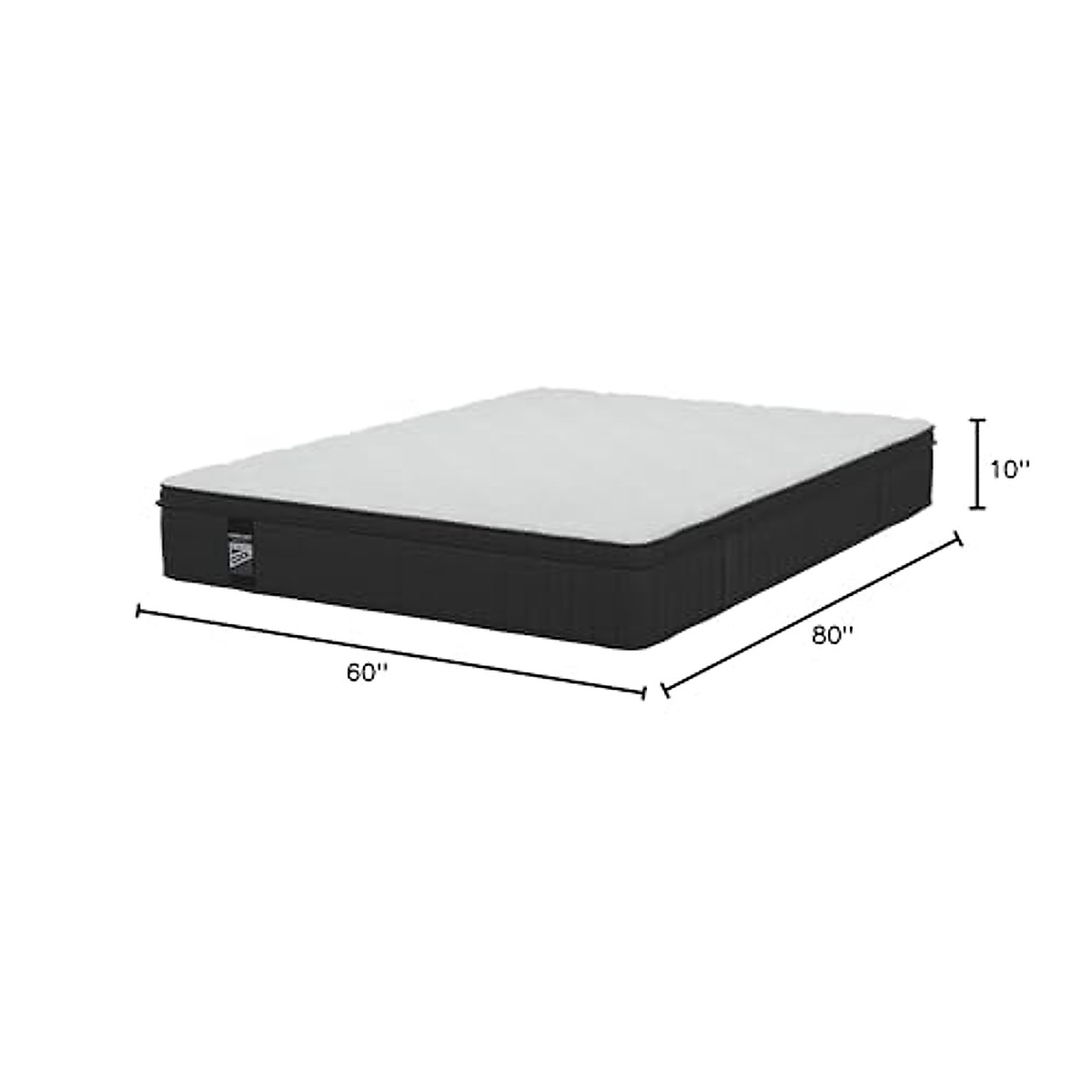 HIMMLINE Queen Mattress, 10 Inch Hybrid Mattress, Gel Memory Foam and Pocket Spring Queen Bed Mattress in a Box, Medium Feel, Cooler Sleep & Pressure Relief, 60”*80”, 120 Nights Risk-Free Trial