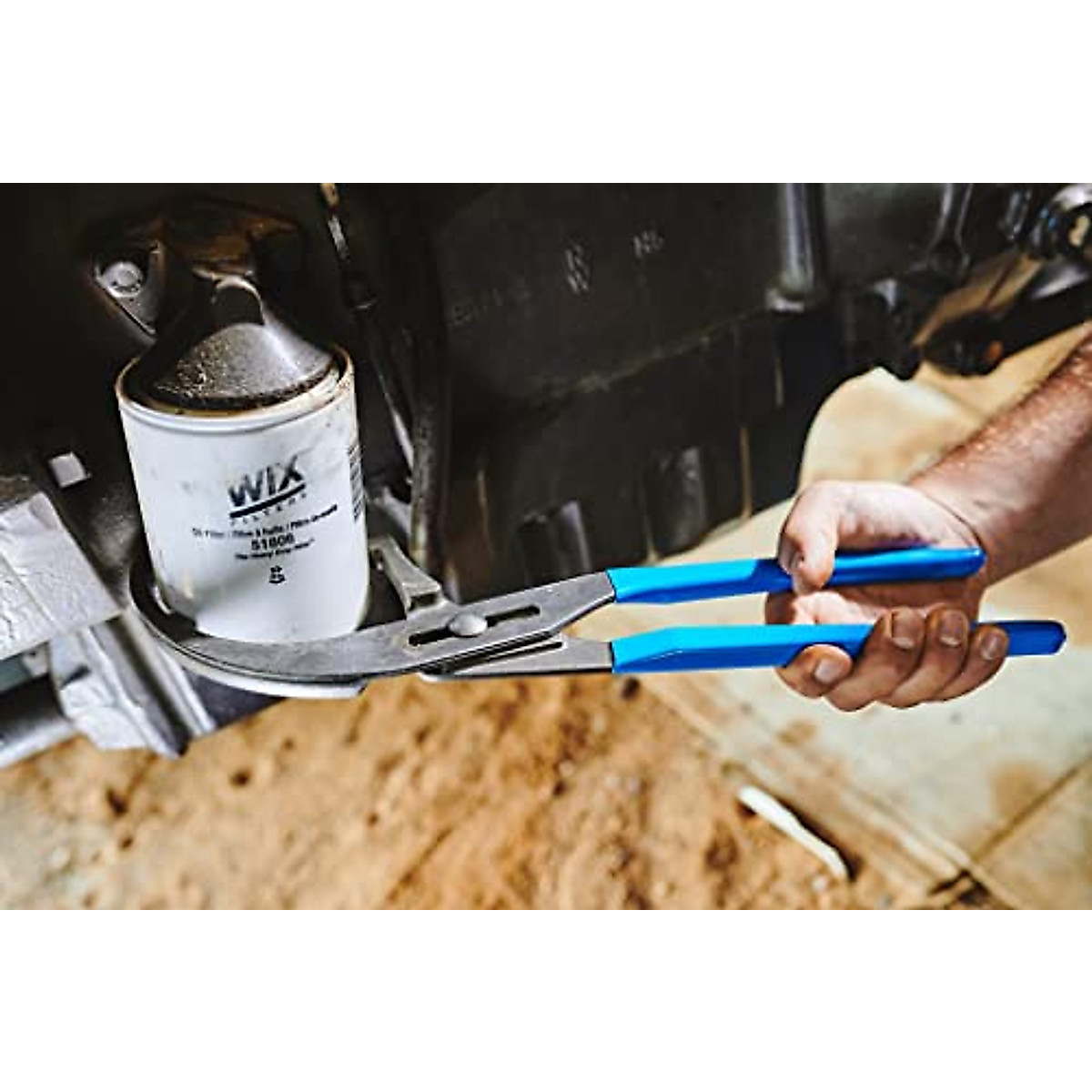 Channellock Oil Filter Plier, 2-1/2 to 5-1/2 In