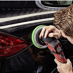 Sonax 493000 6" Polishing Pad, Green (Medium), Orange