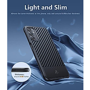 FNTCASE for Samsung Galaxy A14-5G Case: Soft TPU Slim Thin Protective Phonecase Shockproof Anti-Drop Full Body Protection Cell Phone Cover for Galaxy A145g - 6.6 inch 2023 Black