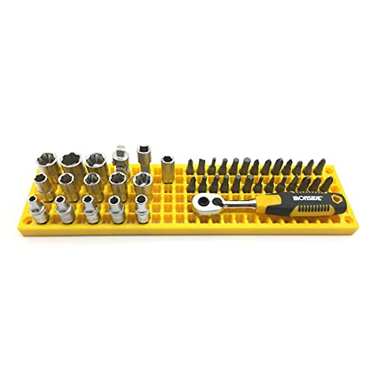 Organizer Genie ® - One Blue Slim Pegboard to organize your Sockets, Wrenches, Pliers, Screwdrivers, Bits and All Other Tools