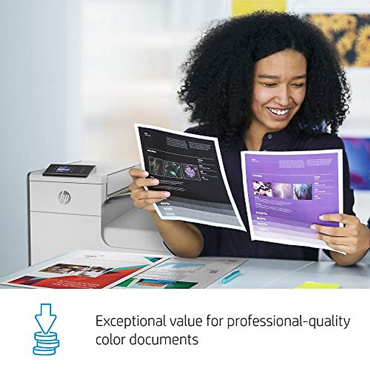 HP PageWide Pro 452dw Color Business Printer, Wireless & 2-Sided Duplex Printing (D3Q16A)