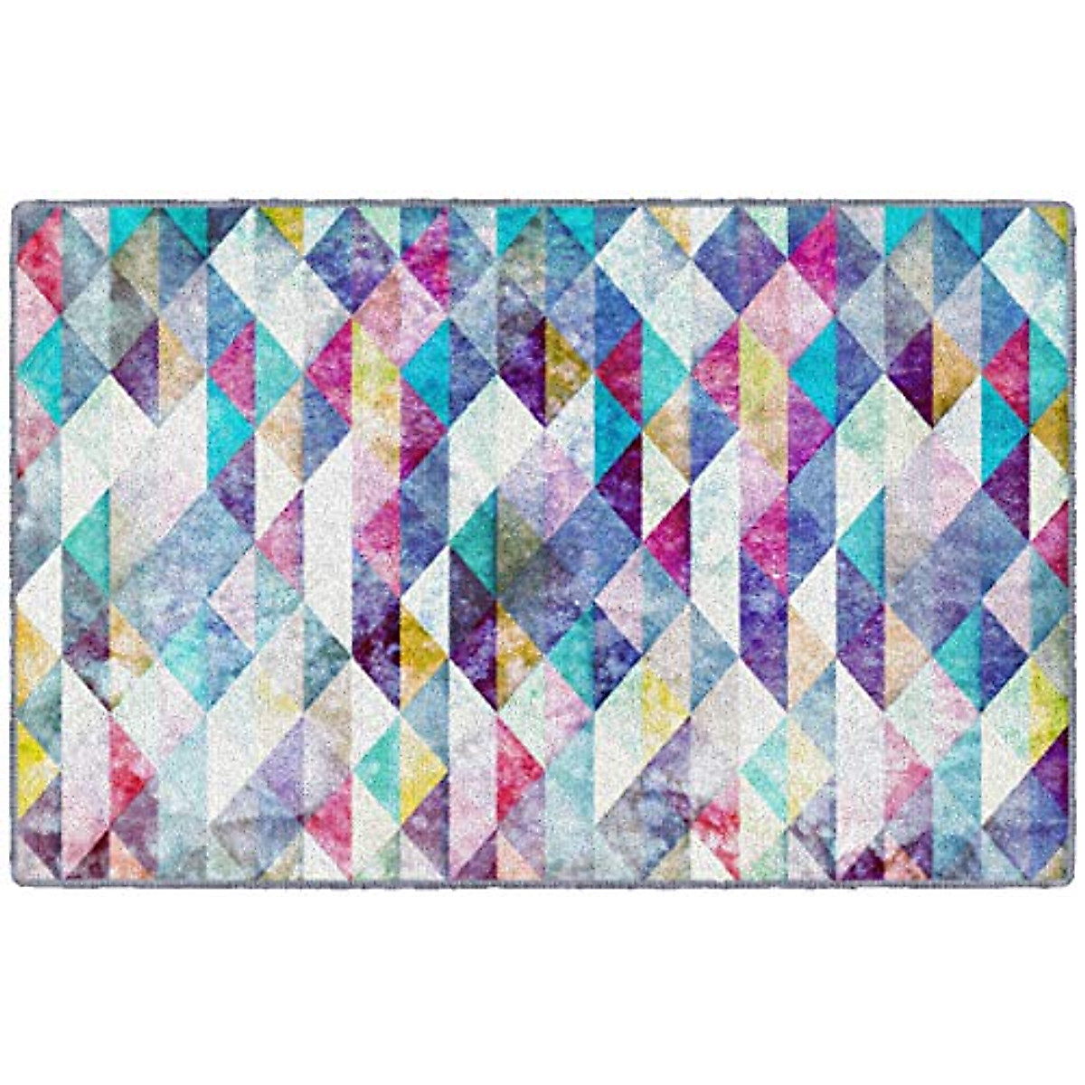 Brumlow MILLS Britta Washable Indoor or Outdoor Rug for Living or Dining Room, Bedroom and Kitchen Area, 30" x 46", Purple