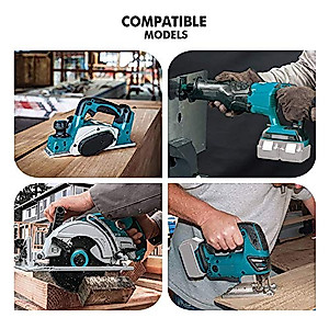 【Upgrade】 CaliHutt 2 Pack 18V 6000mAh Replacement Battery for Makita 18V Battery with LED Indicator BL1830 BL1850 BL1840 BL1845 BL1815 BL1820 BL1860B LXT-400 Cordless Power Tools Lithium-ion Battery