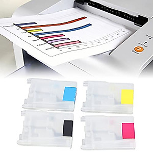 FTVOGUE Ink Cartridge,4 Colors Printing Accessory 4 Colors Desktop Photo Printers for 135C 150C 153C