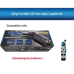 UpBright 8.6V AC/DC Adapter Compatible with Pell SpeedHex TA414 Speed Hex FlipOut 2 PH FOSH2014 FOSH162BP RB-FOSH2016 8 Volt 8V Lithium Battery Screwdriver Spe-8792 myACT APS-L010086100L-G Charger