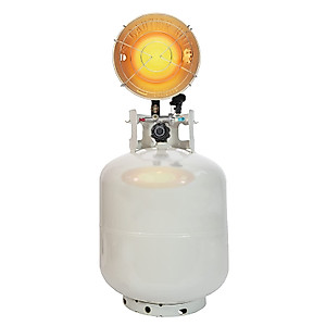 ROVSUN 15,000 BTU Propane Tank Top Heater, Portable Infrared Heater with Safety Shut-off Valve and Tip-over Switch for Indoor Outdoor Camping Fishing Patio Garage (Propane Cylinder not Included)
